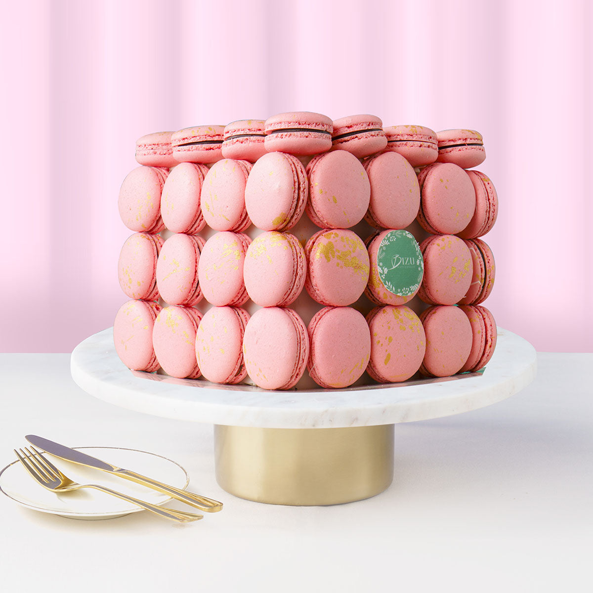Le Cube Macaron Cake – Bizu Patisserie and Cafe