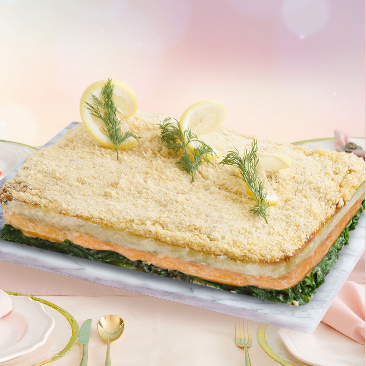 Baked Salmon Rockefeller – Bizu Patisserie and Cafe