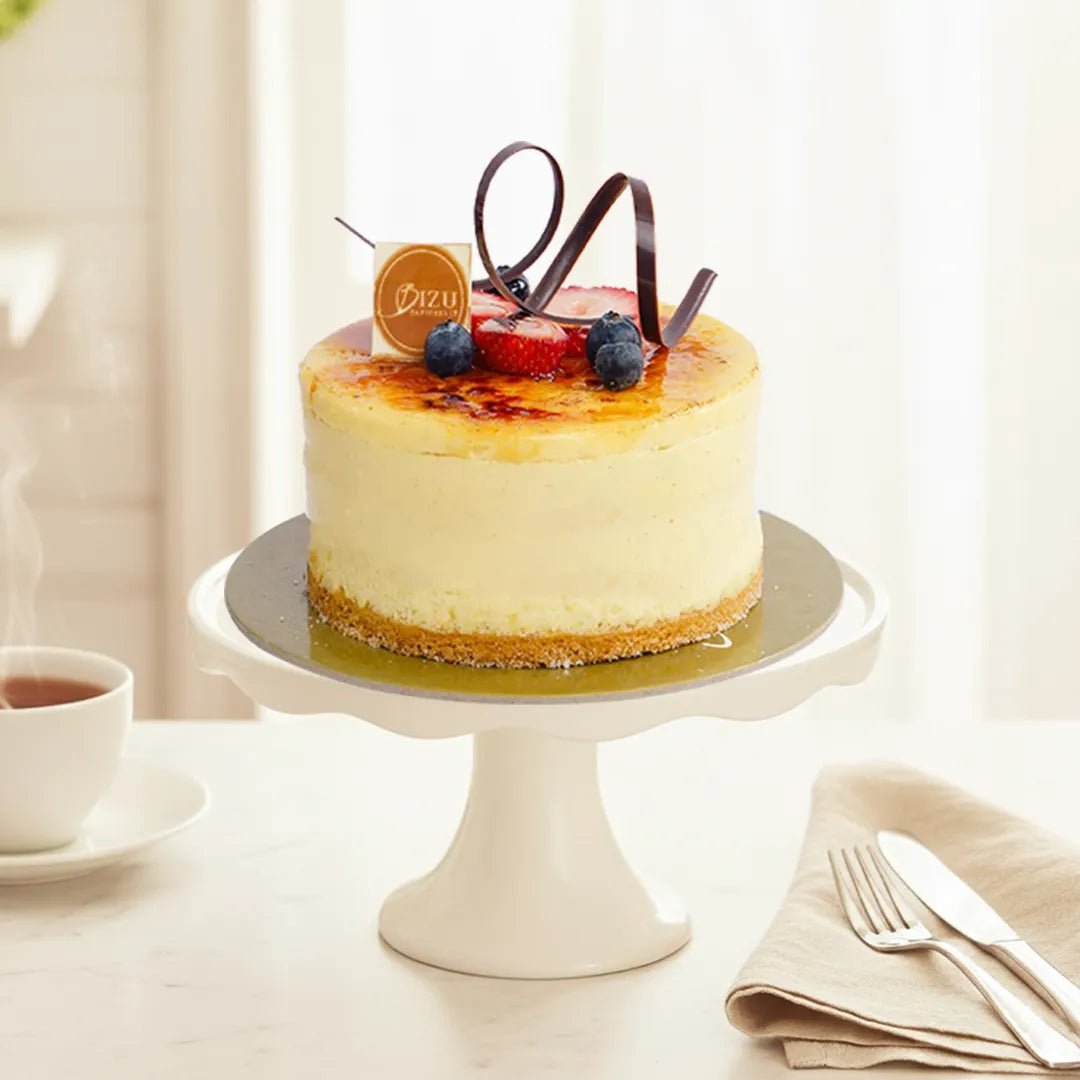 Creme Brulée Cake – Bizu Patisserie and Cafe