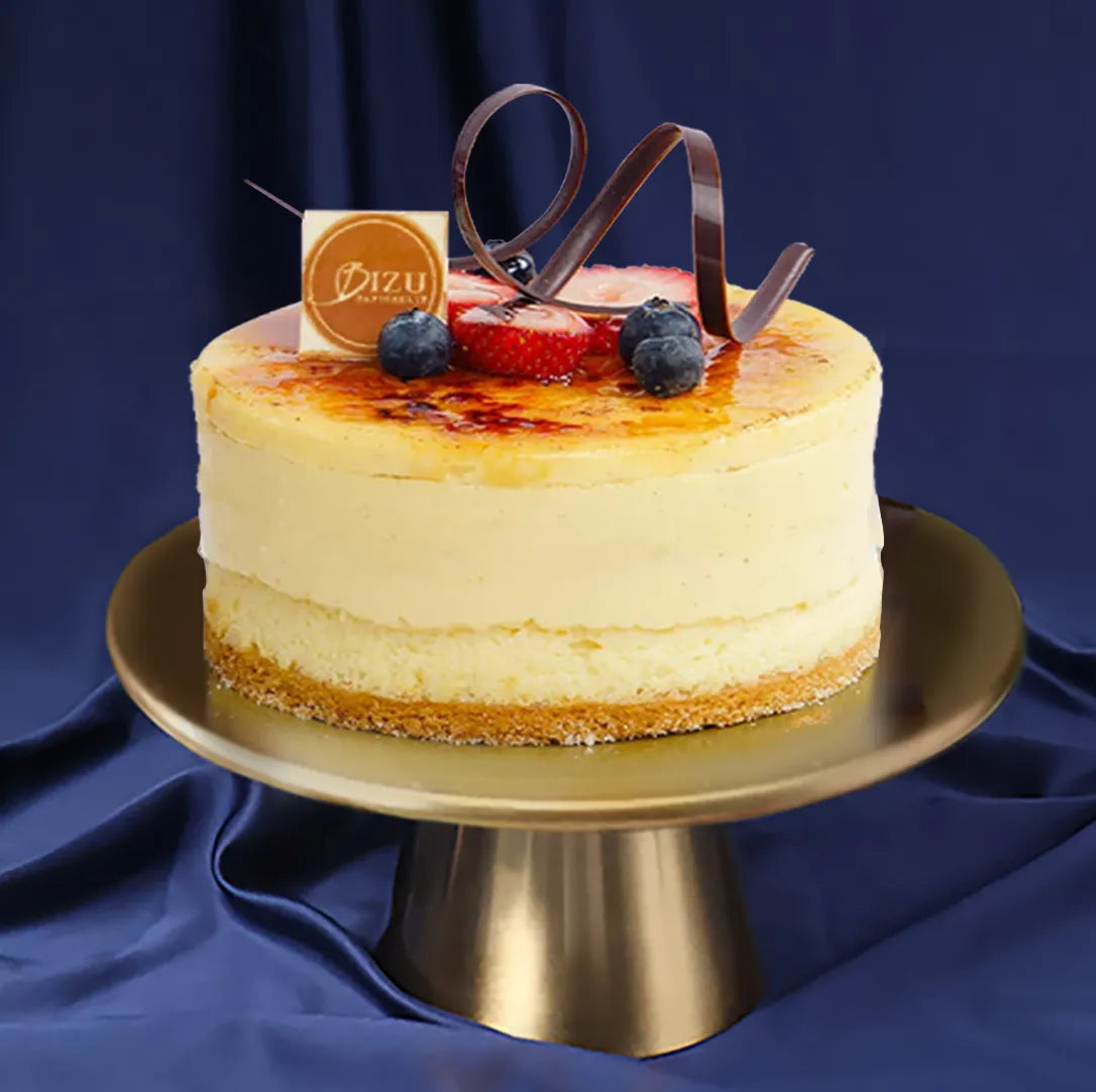 Creme Brulée Cake – Bizu Patisserie and Cafe